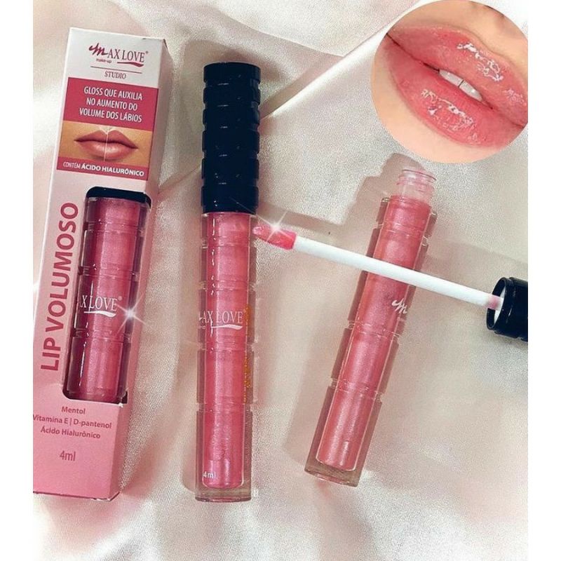 Gloss Lip Volumoso Max Love Cor 02 Gloss Volume / Maquiagem | Shopee Brasil