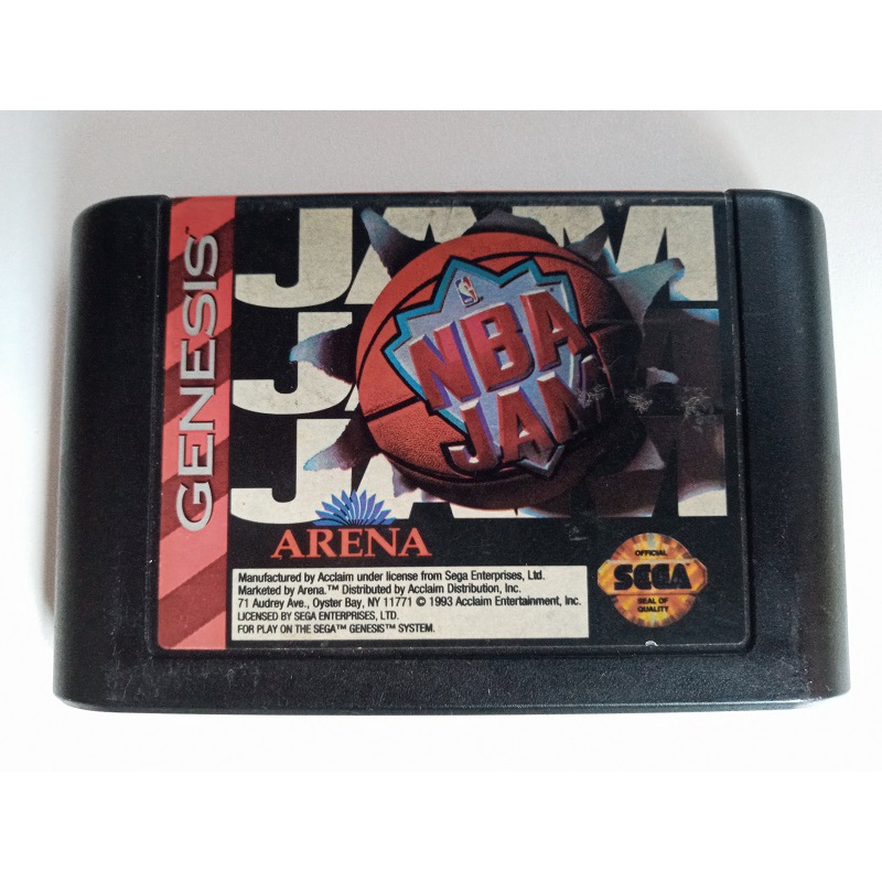 NBA JAM - Original SEGA Genesis / Mega Drive | Shopee Brasil