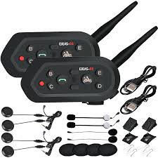 Intercomunicador Ejeas® E6 Pro Bluetooth 1200 Capacete - Par | Shopee ...