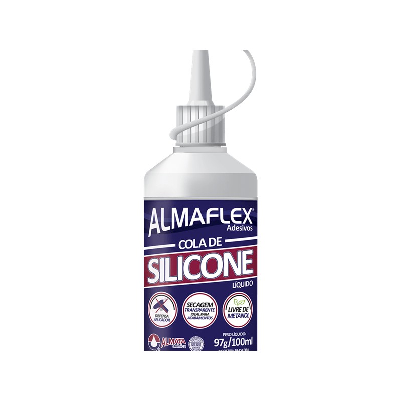Almaflex Cola de Silicone 100ml Und | Shopee Brasil