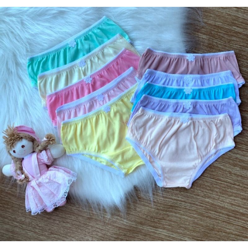 calcinha infantil lisa criança tanga 1 a 8 anos | Shopee Brasil