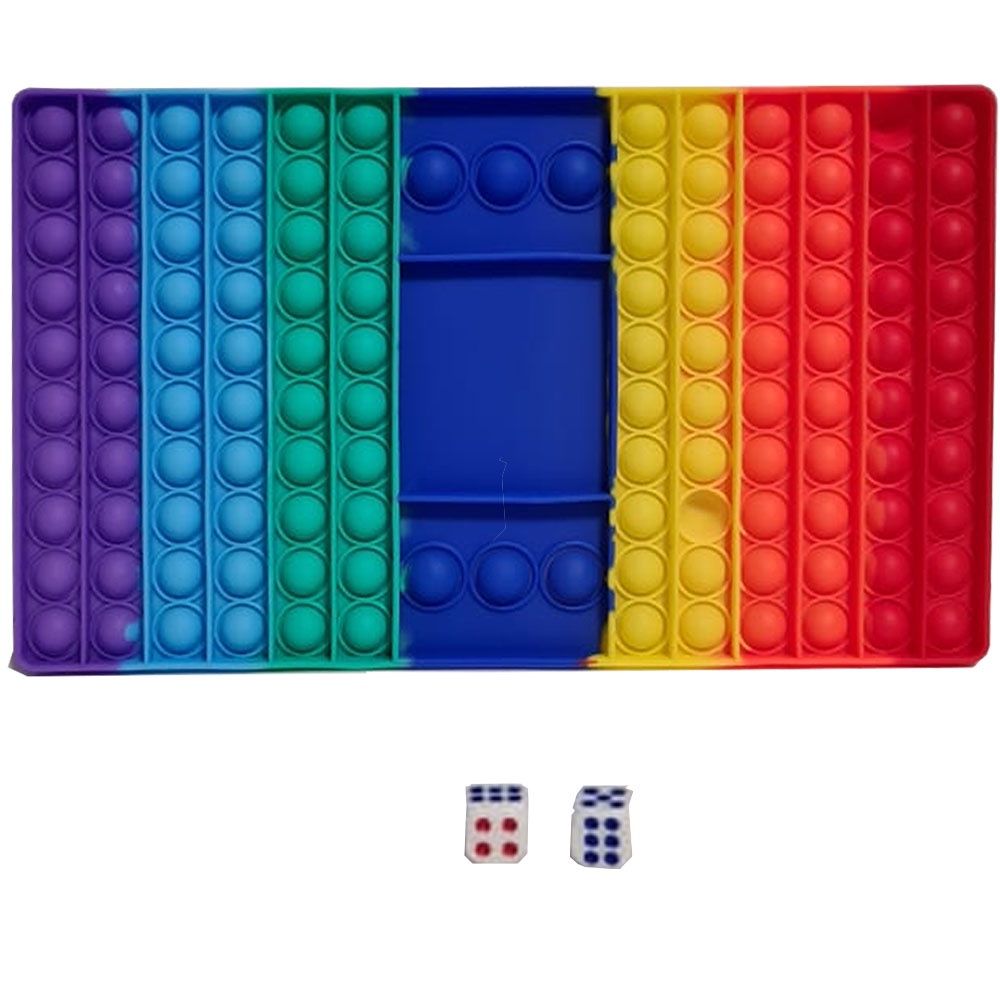 Jogo Pop It Tabuleiro Brinquedo Sensorial Colorido | Shopee Brasil