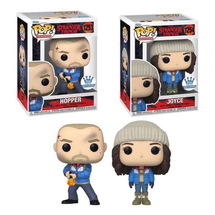 Funko Pop! ST S4: Hopper & Joyce | Shopee Brasil