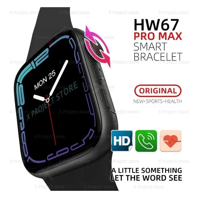 Smartwatch relógio inteligente Série7 HW67 Pro Max NFC . | Shopee Brasil