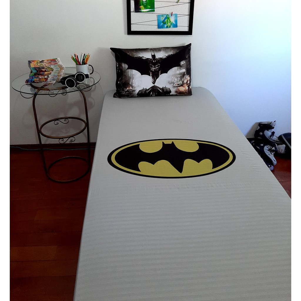 O Lenco Do Batman Niko Batman Conjunto De Cama Lavável Lençol Capa