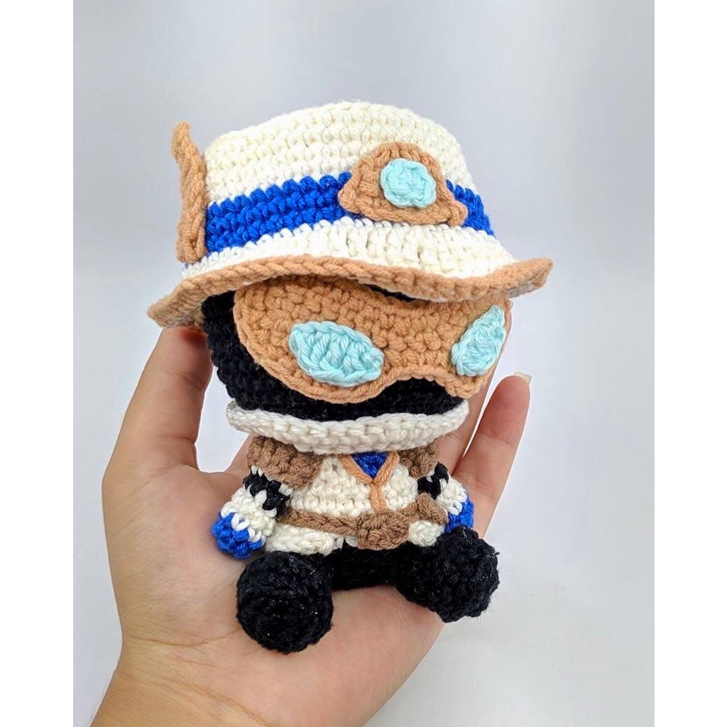 Cypher Valorant | Amigurumi | Shopee Brasil