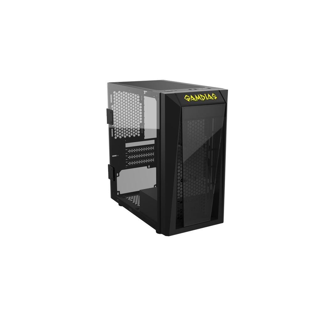 Gabinete Gamer Gamdias Talos E1 Preto Mini Tower S/ Fans | Shopee Brasil