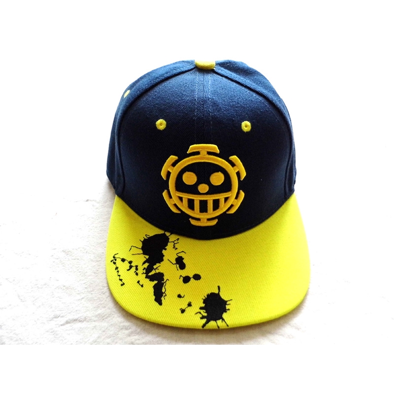 Anime ONE PIECE Boné De Baseball Trafalgar Lei Skull Bordado Marca Hip ...
