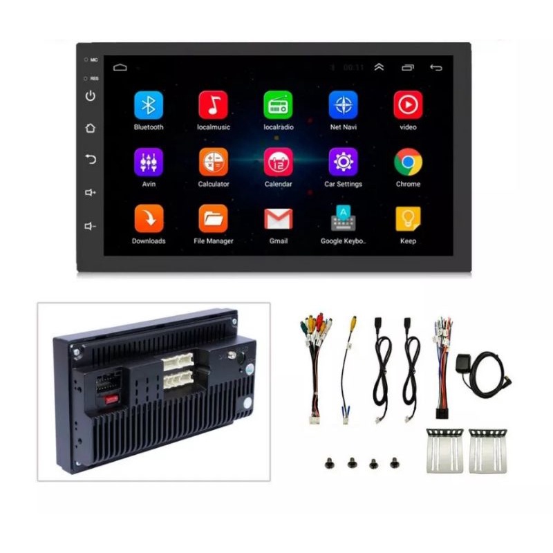 Central Multimídia Android 12 Gps Wifi 2 Din 7pol | Shopee Brasil