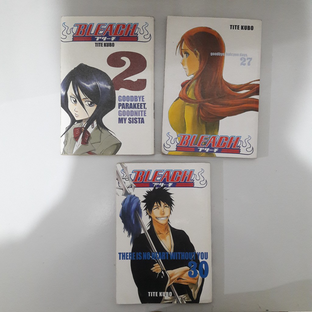 MANGA Bleach (Vol. 2, 27, 30) | Shopee Brasil