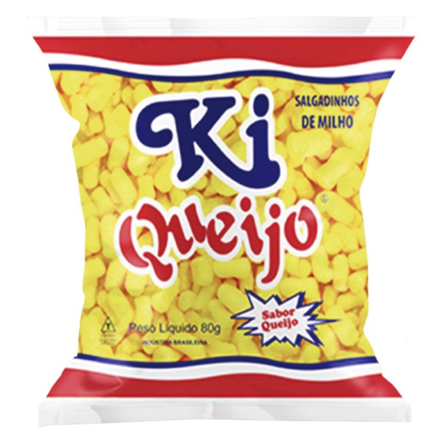 Salgadinho de milho sabor queijo Ki Queijo 80g | Shopee Brasil