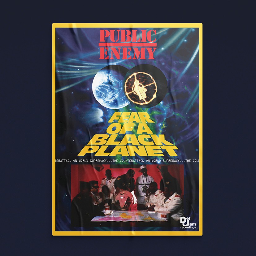 Poster Public Enemy - Fear Of A Black Planet / Tamanho A3 | Shopee Brasil