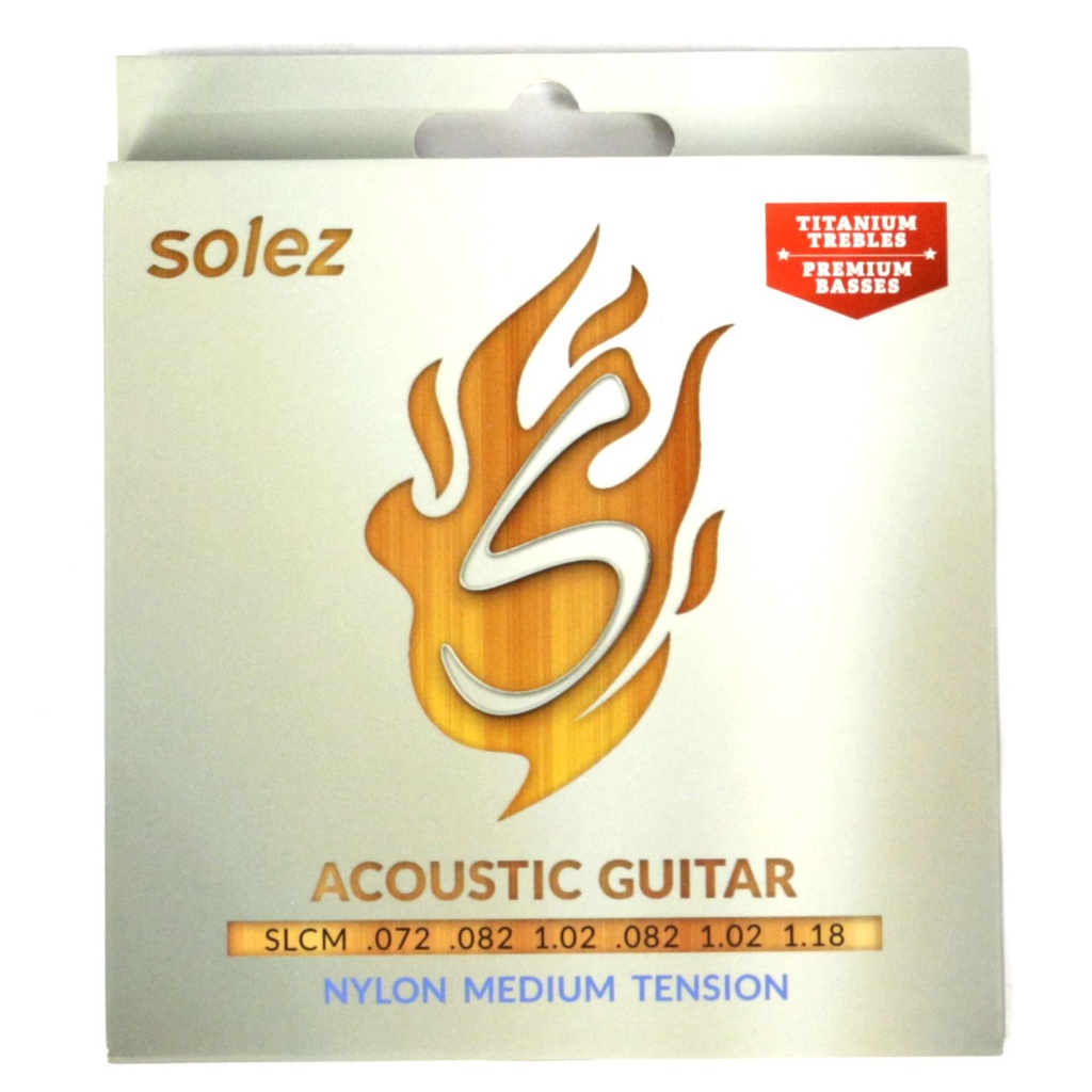 CORDAS VIOLÃO NYLON MÉDIA TENSÃO SOLEZ | Shopee Brasil