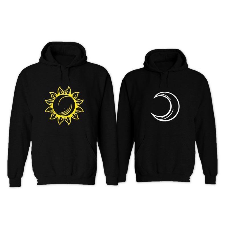 Kit Moletom Casal - Sol E Lua | Shopee Brasil