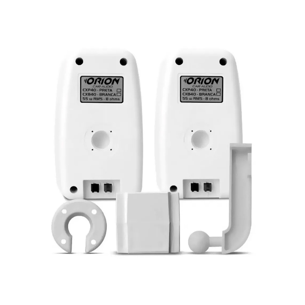 4 Caixa De Som Ambiente Tsr Orion Branca 4 Polegadas 55w 8oh | Shopee ...