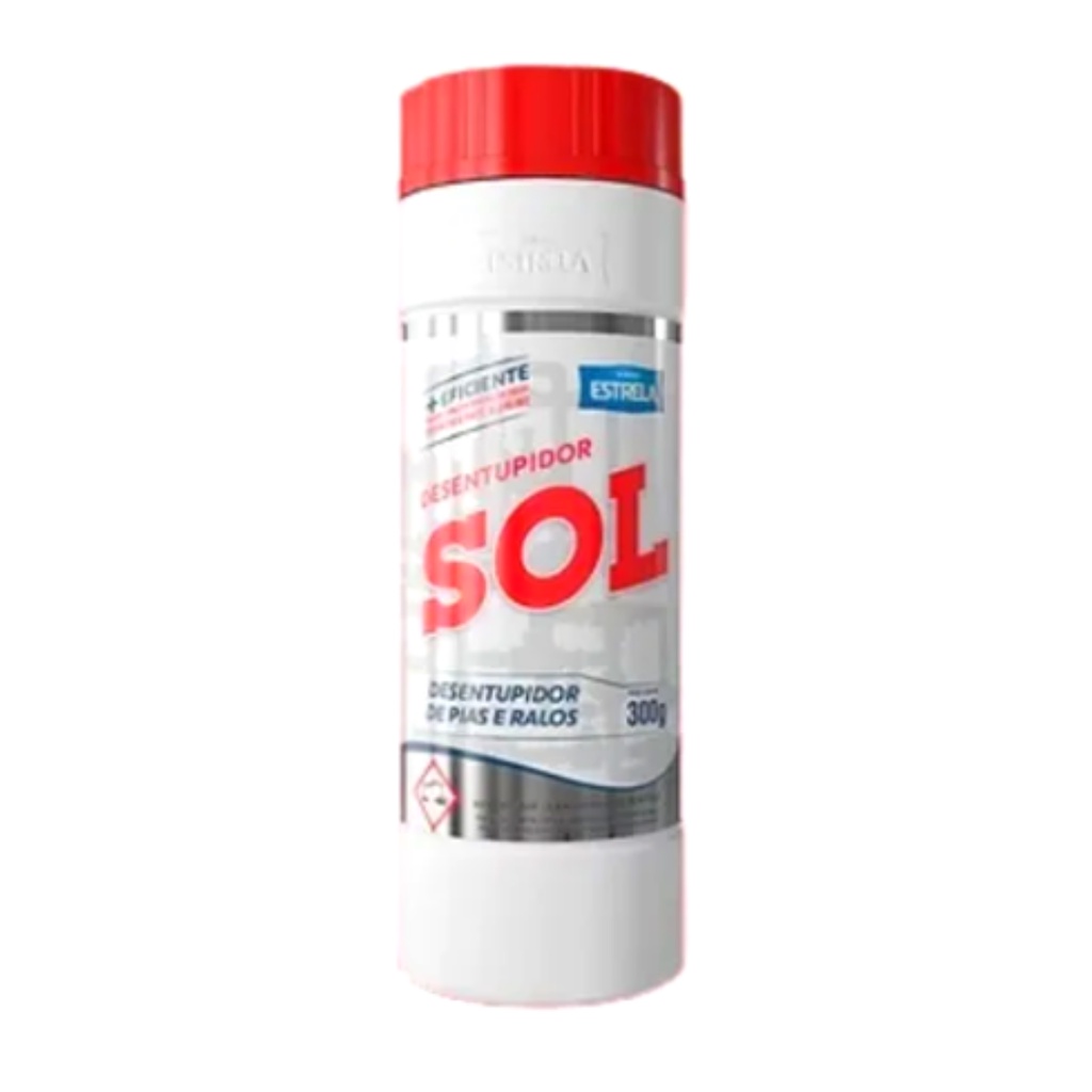 Desentupidor Sol 300g Limpeza De Ralos E Caixas De Gordura | Shopee Brasil