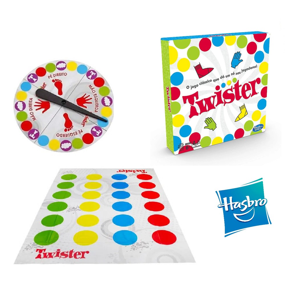 JOGO TWISTER DIVERTIDO ORIGINAL HASBRO GAMING | Shopee Brasil