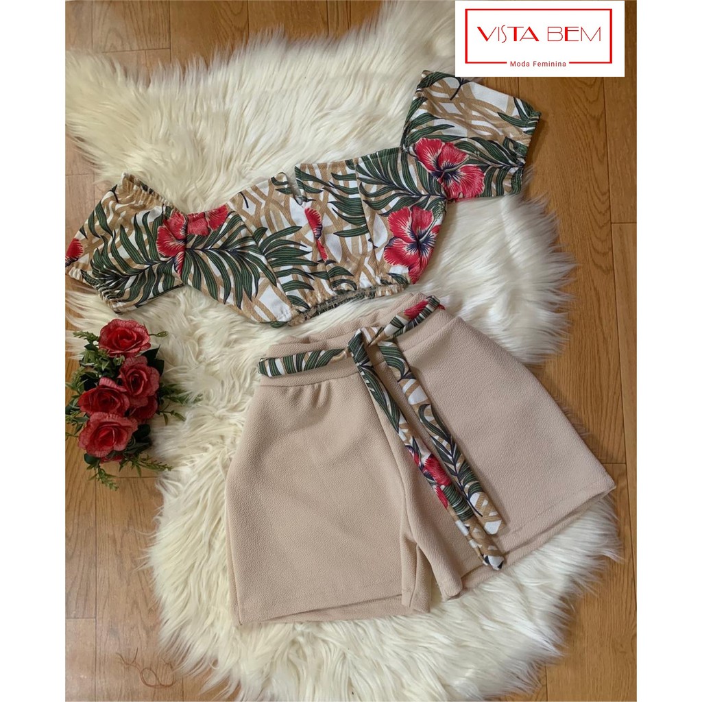 Conjunto Feminino modinha/ Roupa Feminina | Shopee Brasil