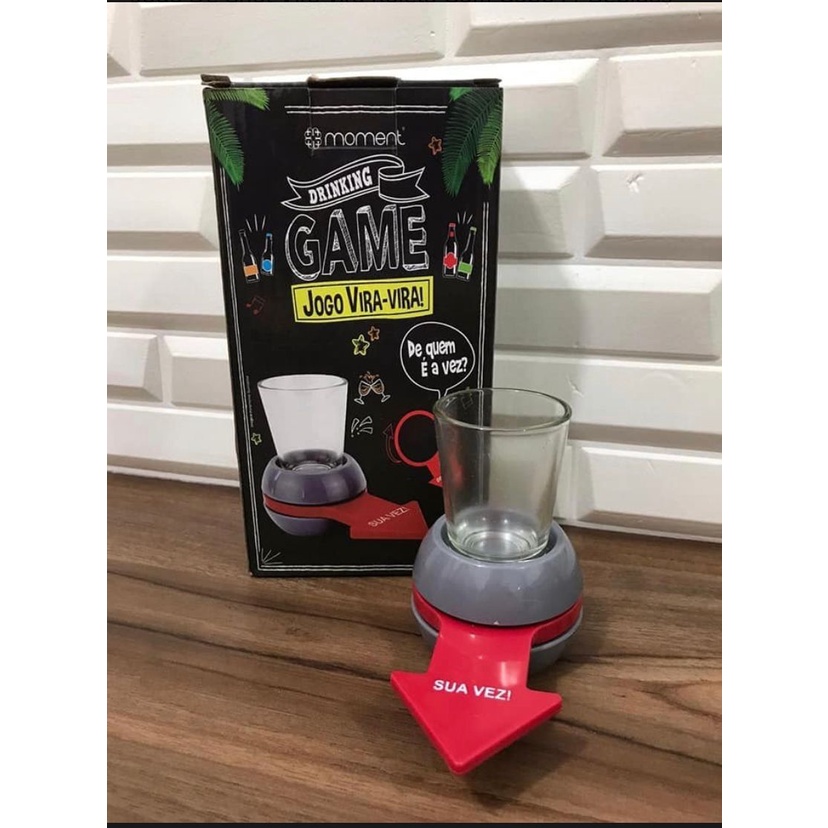 Jogo Shot Gire & Beba Vira Virou Drinks Doses Tequila Vodka | Shopee Brasil