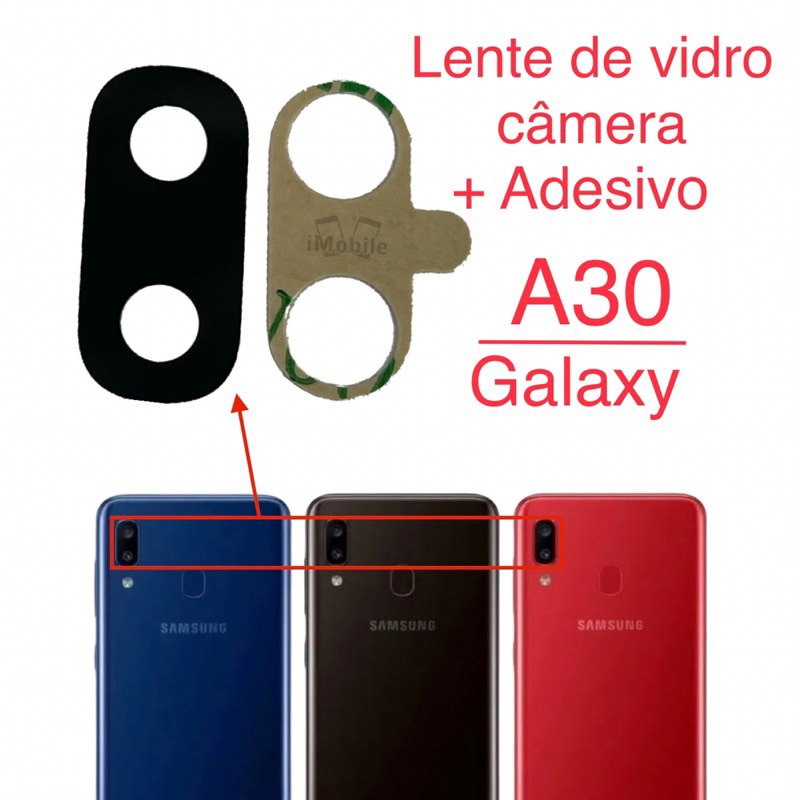 LENTE DE VIDRO CAMERA SAMSUNG GALAXY A30 sm-A305 | Shopee Brasil