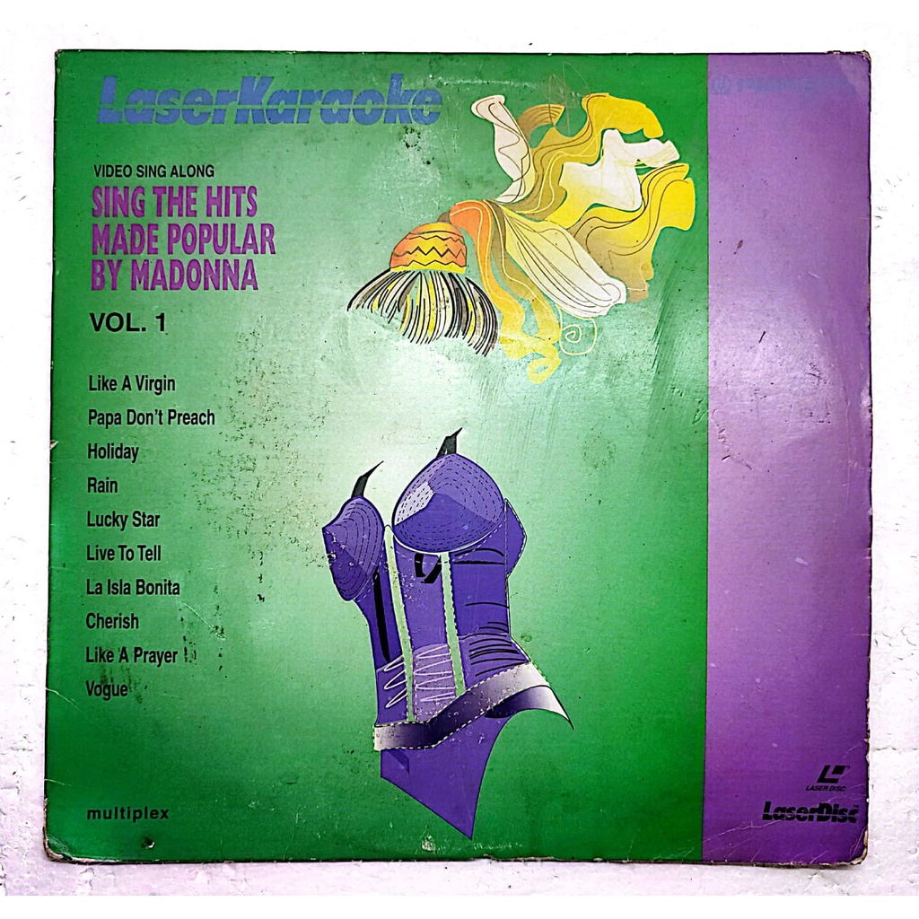 LaserDisc Laser Karaoke Vol.1 - Disco LP | Shopee Brasil