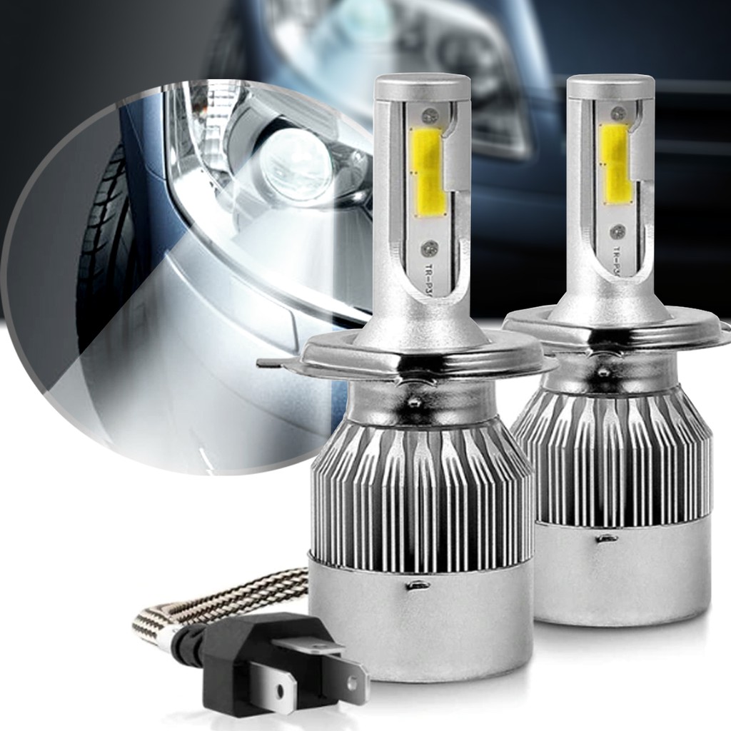 Kit Lâmpada Ultra Super Led 20000lm H4 6500k Efeito Xênon Promoção ...