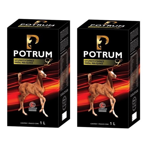 Kit 2 Potrum L 1 Lt Indicado P/ Potros Crescimento E Desmama | Shopee ...