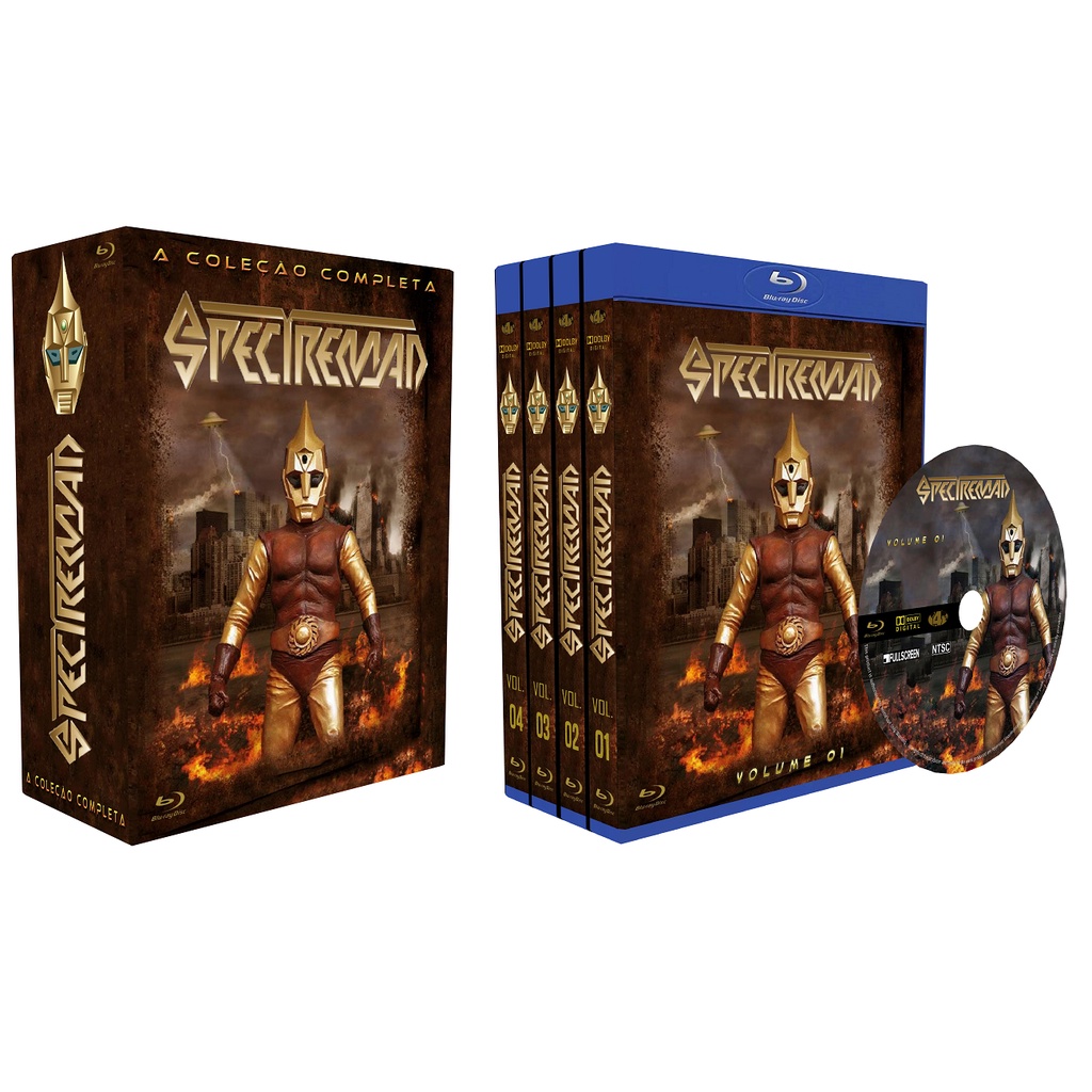 Box Blu-ray Spectreman - Caixa completa em bluray | Shopee Brasil