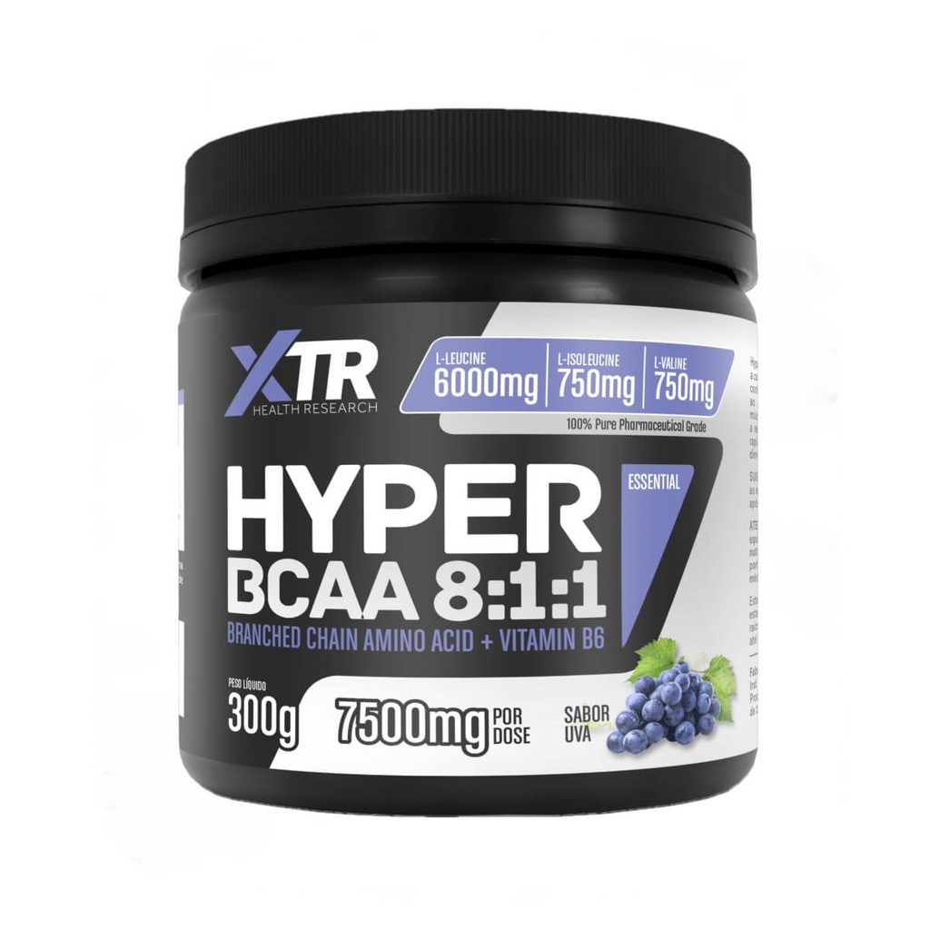 Hyper Bcaa 8:1:1 300gr - Sabores Variados - XTR For Life | Shopee Brasil