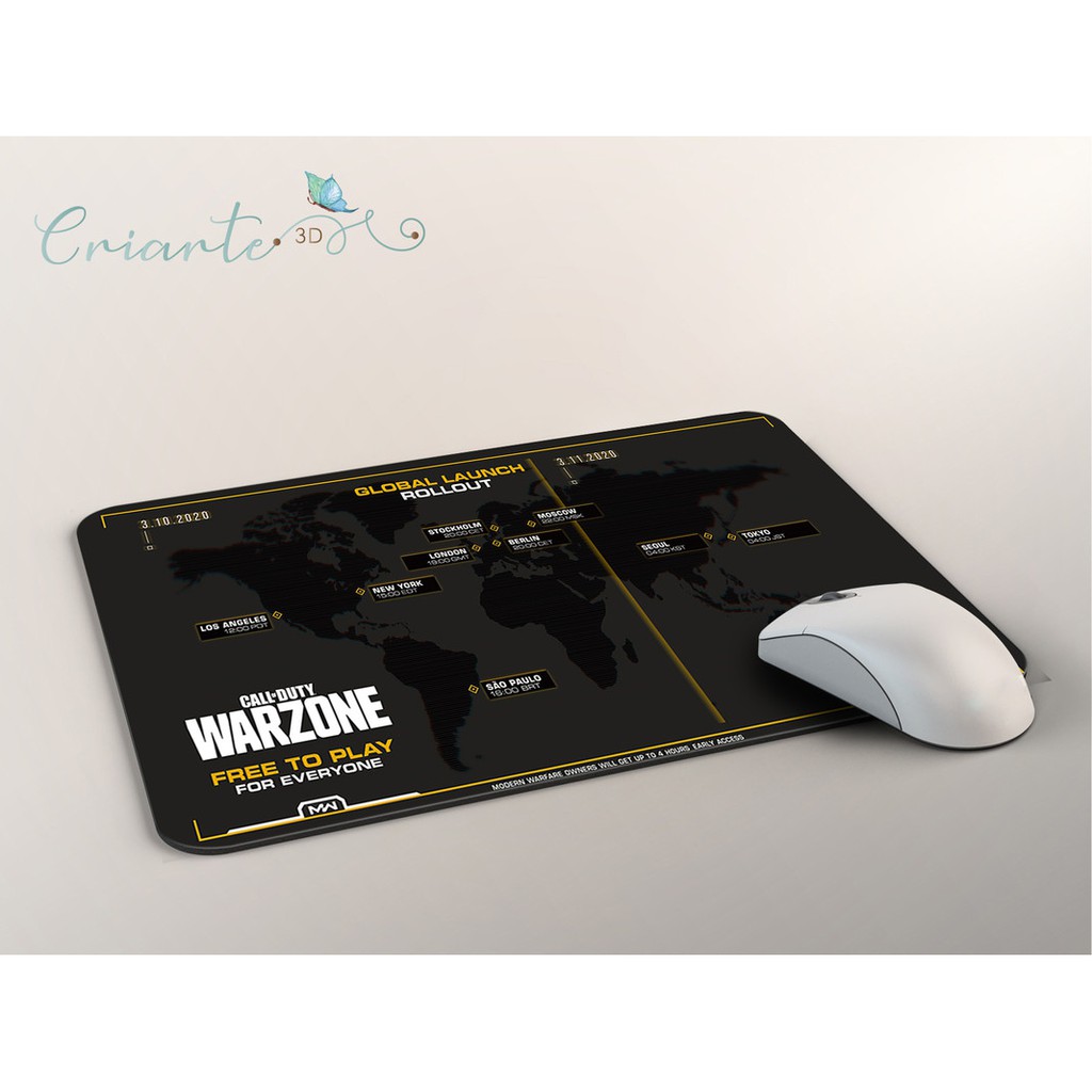 Mouse Pad Coleção Call of Duty Warzone #12 | Shopee Brasil