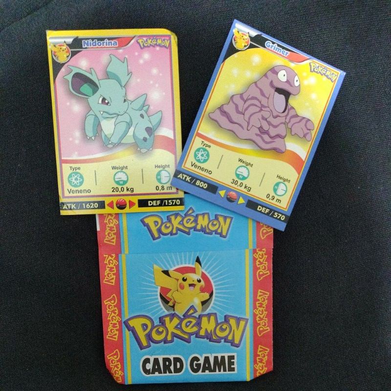 Cards Pokemon Envelope com 4 únidade | Shopee Brasil