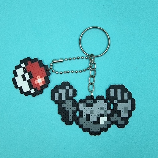 Chaveiro/ Ímã/ Pin/ Bottom Geodude - Pokémon - Pixel Art/ Pixel Arte ...