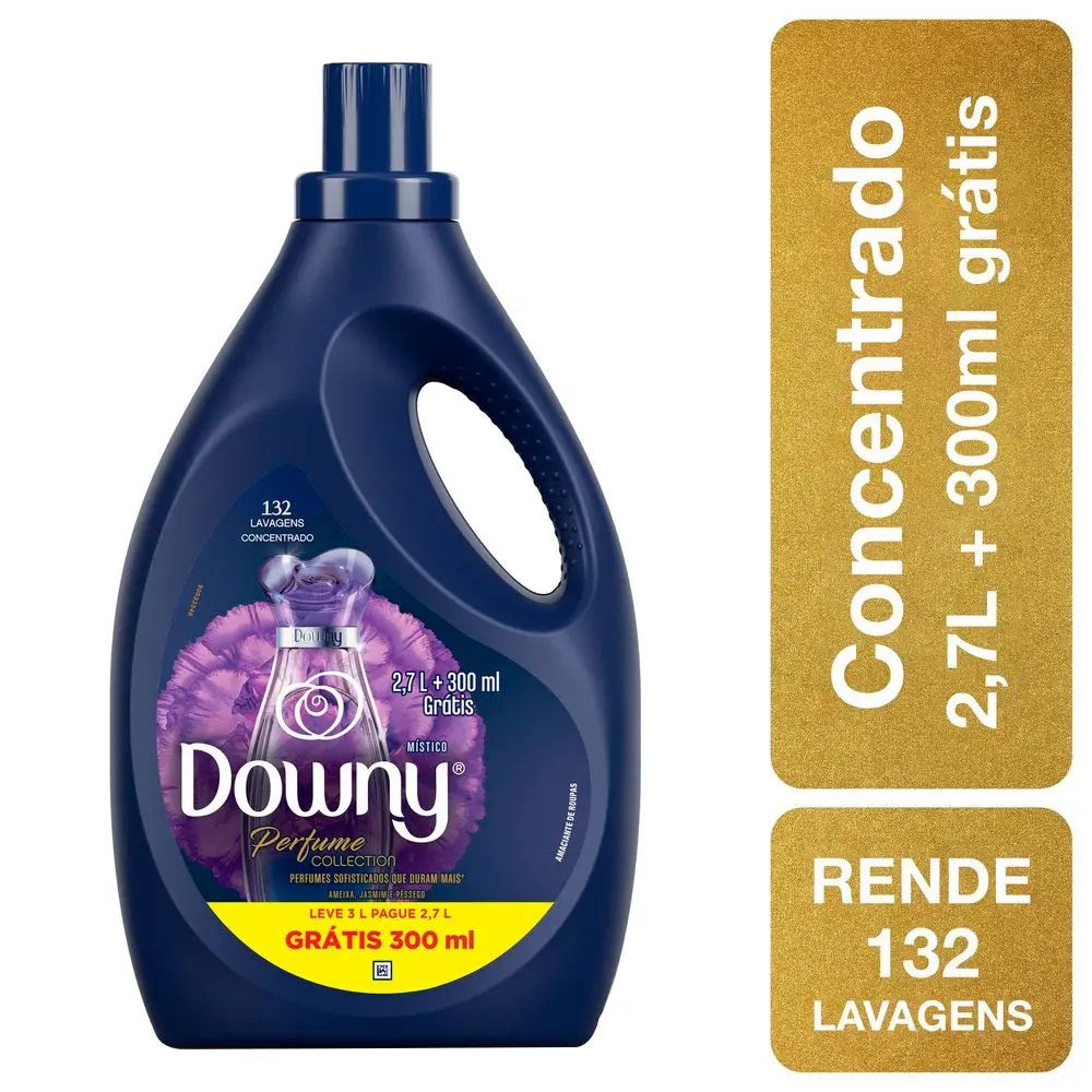 Amaciante Concentrado Místico Perfume Collection Downy 3 Litros ...