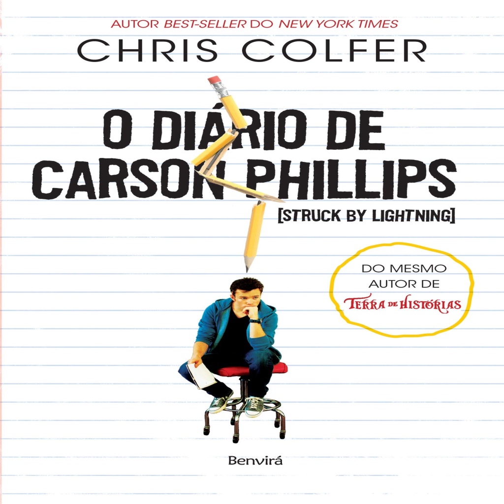 o diario de carson phillips autor chris colfer | Shopee Brasil