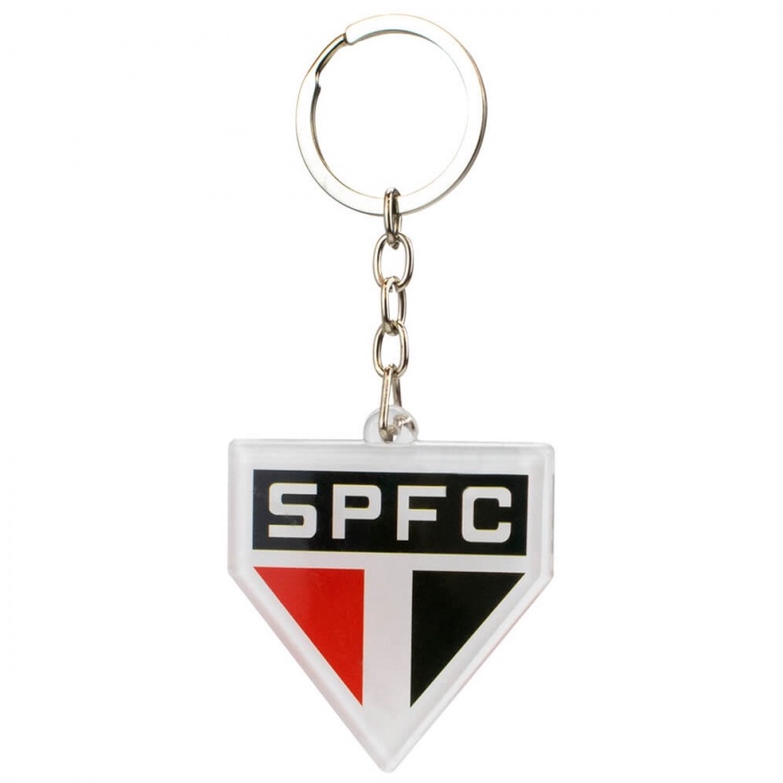 Chaveiro Escudo Time Acrílico 5cm - São Paulo FC - SPFC - Original ...