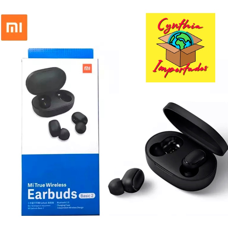 Fone De Ouvido Xiaomi Earbuds Basic 2 - 100% Original | Shopee Brasil