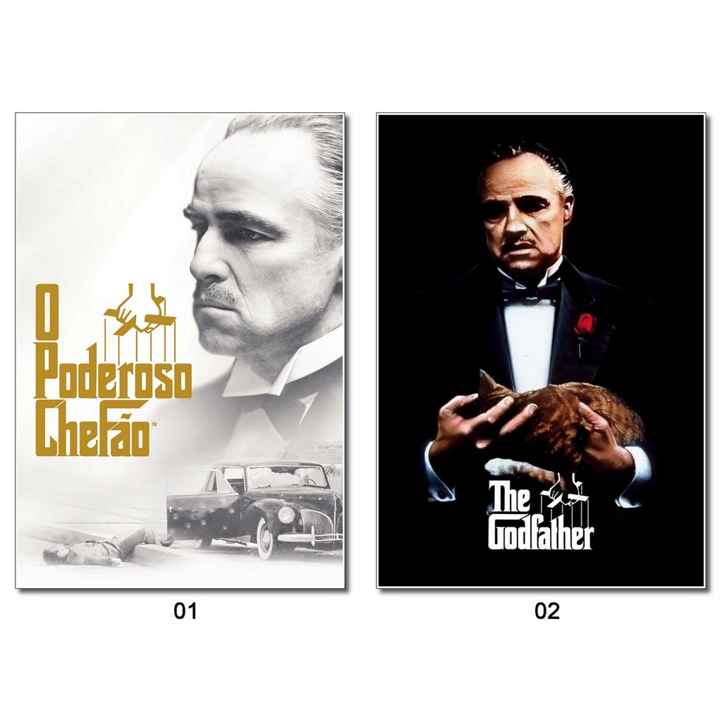 Poster Filme O Poderoso Chefão (1972) ( 07 Poster | Shopee Brasil