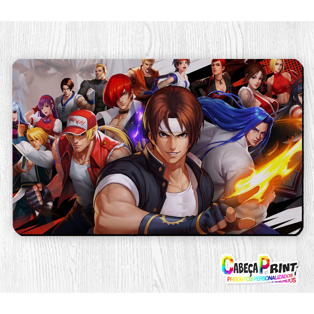 Mouse Pad Gamer 35x25 The King of Fighters | Shopee Brasil
