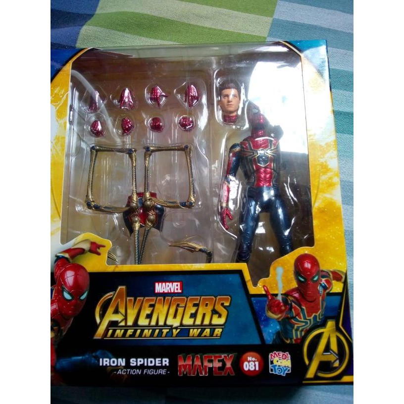 Spider man Mafex Iron spider | Shopee Brasil