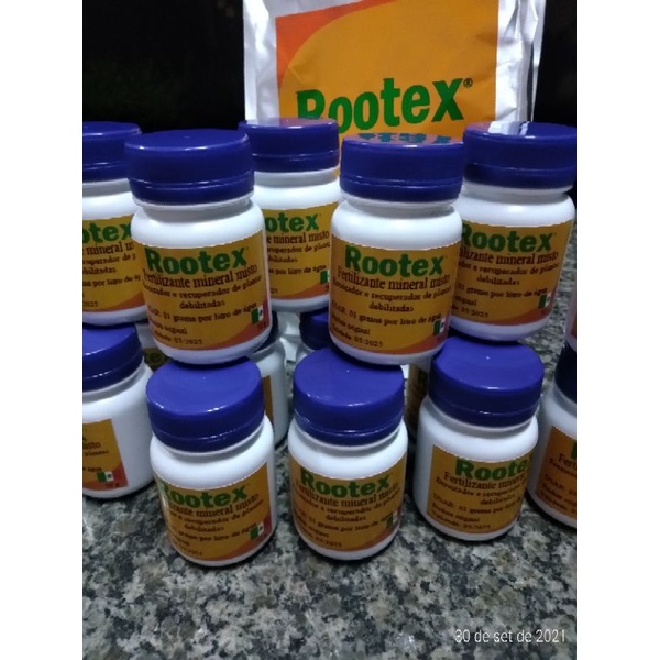 Rootex 50gr enraizador e estimulador para orquídeas e demais plantas | Shopee Brasil