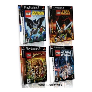 Coleção Lego 4 Jogos Ps2 Mídia Física Paralelo/patch | Shopee Brasil