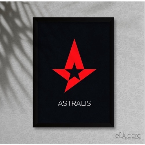 Quadro Astralis Cs Go A5 C/ Moldura E Vidro | Shopee Brasil