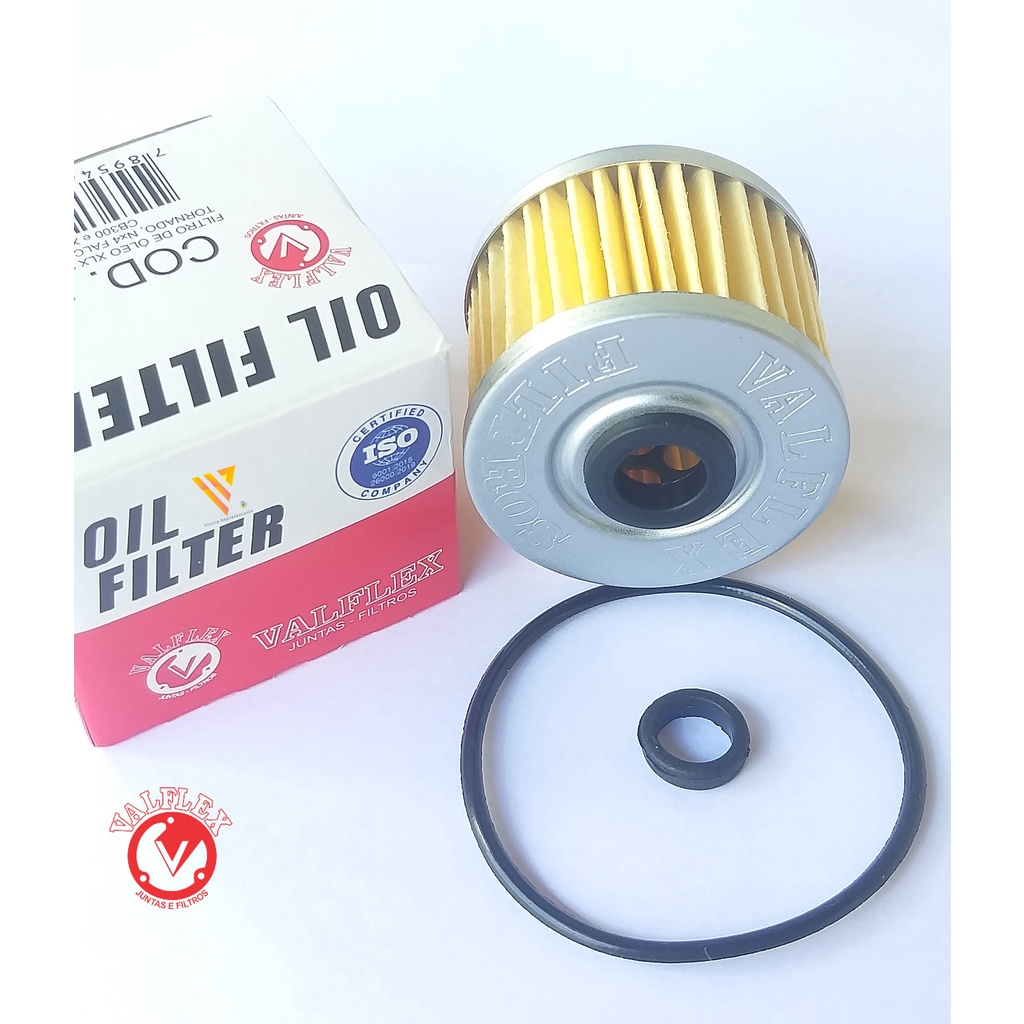 Filtro De Óleo Honda Cb 300 Cbx 250 Twister Com juntas | Shopee Brasil