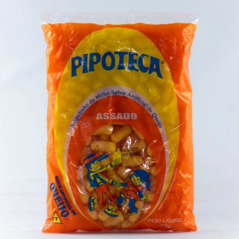 Salgadinho Pipoteca sabor Queijo 110g | Shopee Brasil