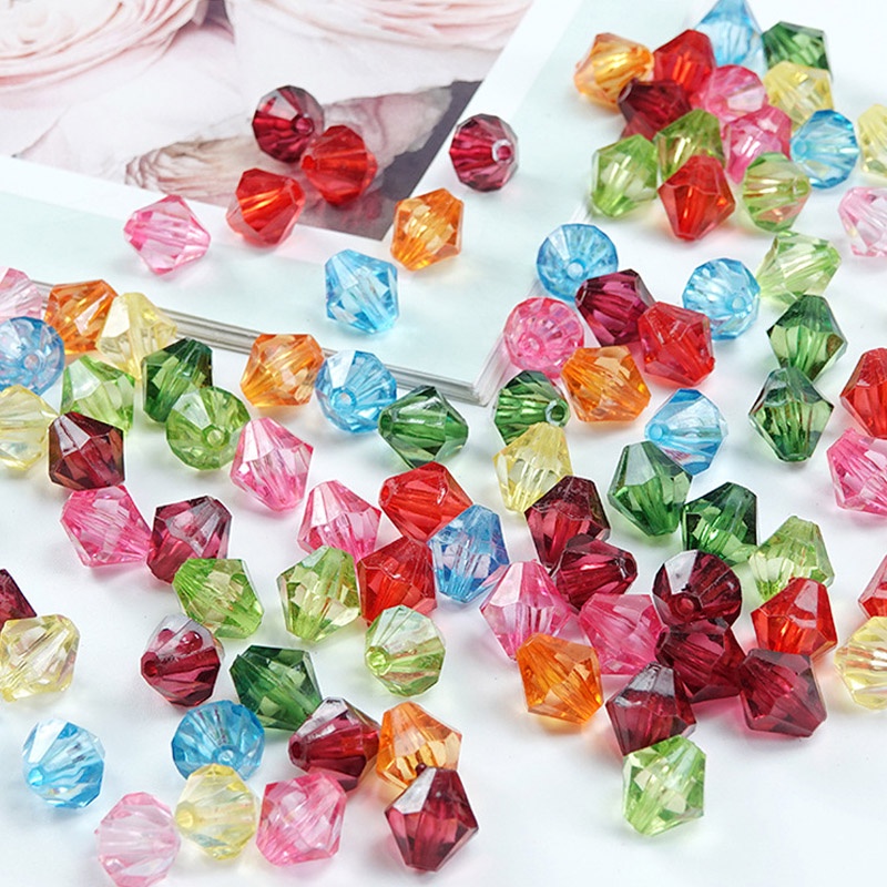 (500 Pcs + 4mm) Bicone Do Grânulo De Vidro De Cristal Bead.For Beading ...