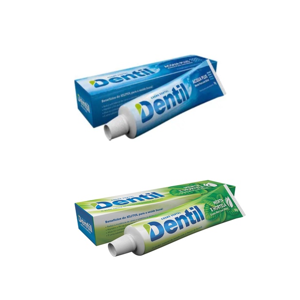 02 Creme Dental Dentil Menta E Hortelã Sem Fluor Xilitol 90g | Shopee ... 02 Creme Dental Dentil Menta E Hortelã Sem Fluor Xilitol 90g | Shopee ...