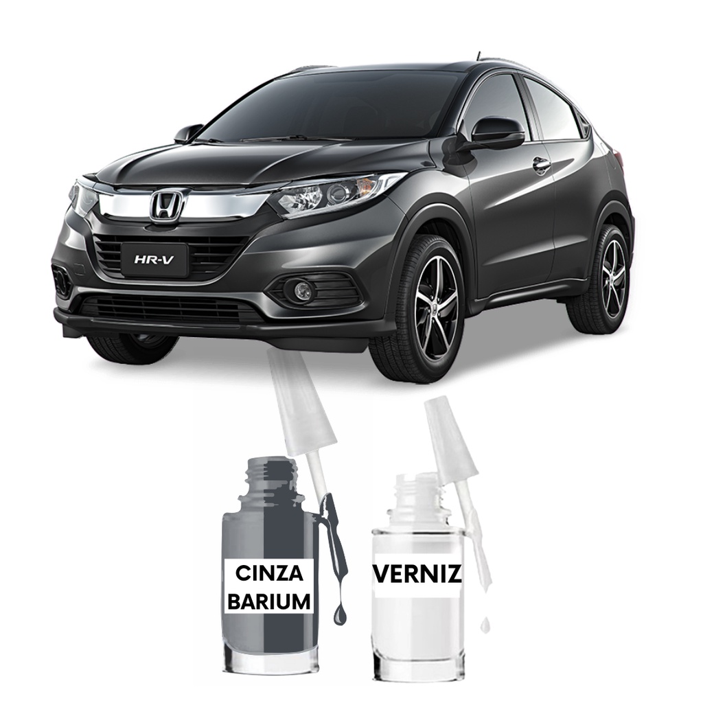 Tinta Tira Risco Automotivo Honda Hr-V Cinza Barium | Shopee Brasil