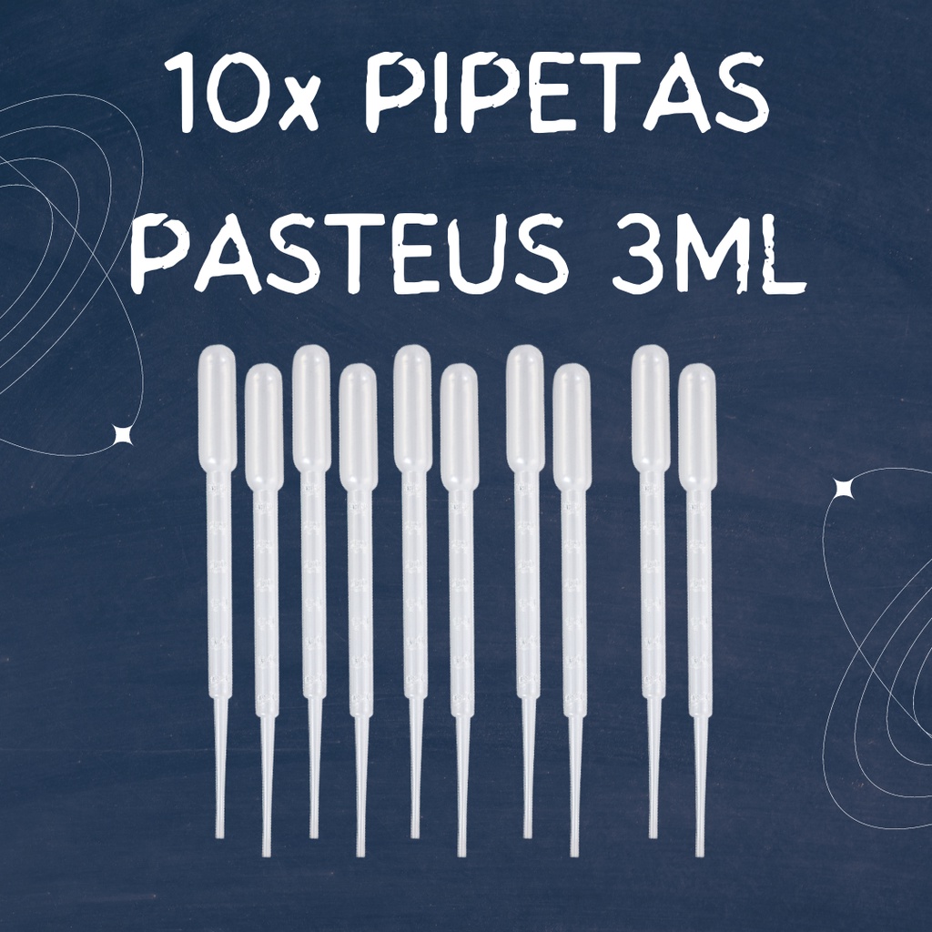 10x Pipeta Plástica Pasteur Conta Gotas 3 ML Com Marcador - Pronta Entrega | Shopee Brasil