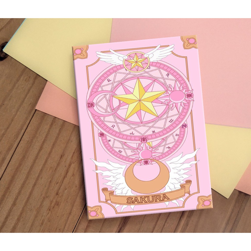 SAKURA CARD CAPTOR Caderneta de bolso ANIME ( capa mole) | Shopee Brasil