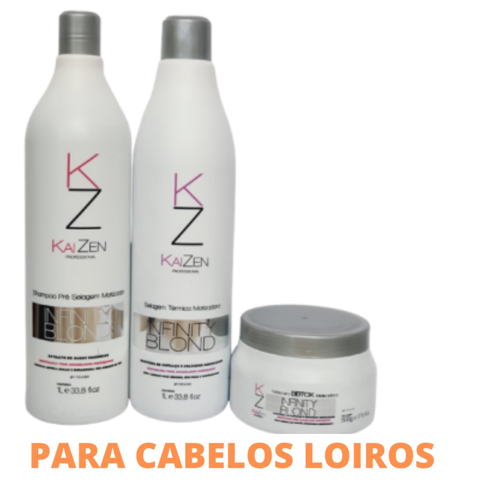 Kit Selagem Térmica Kaizen Matizadora + Botox Infinity Kaizen | Shopee ...